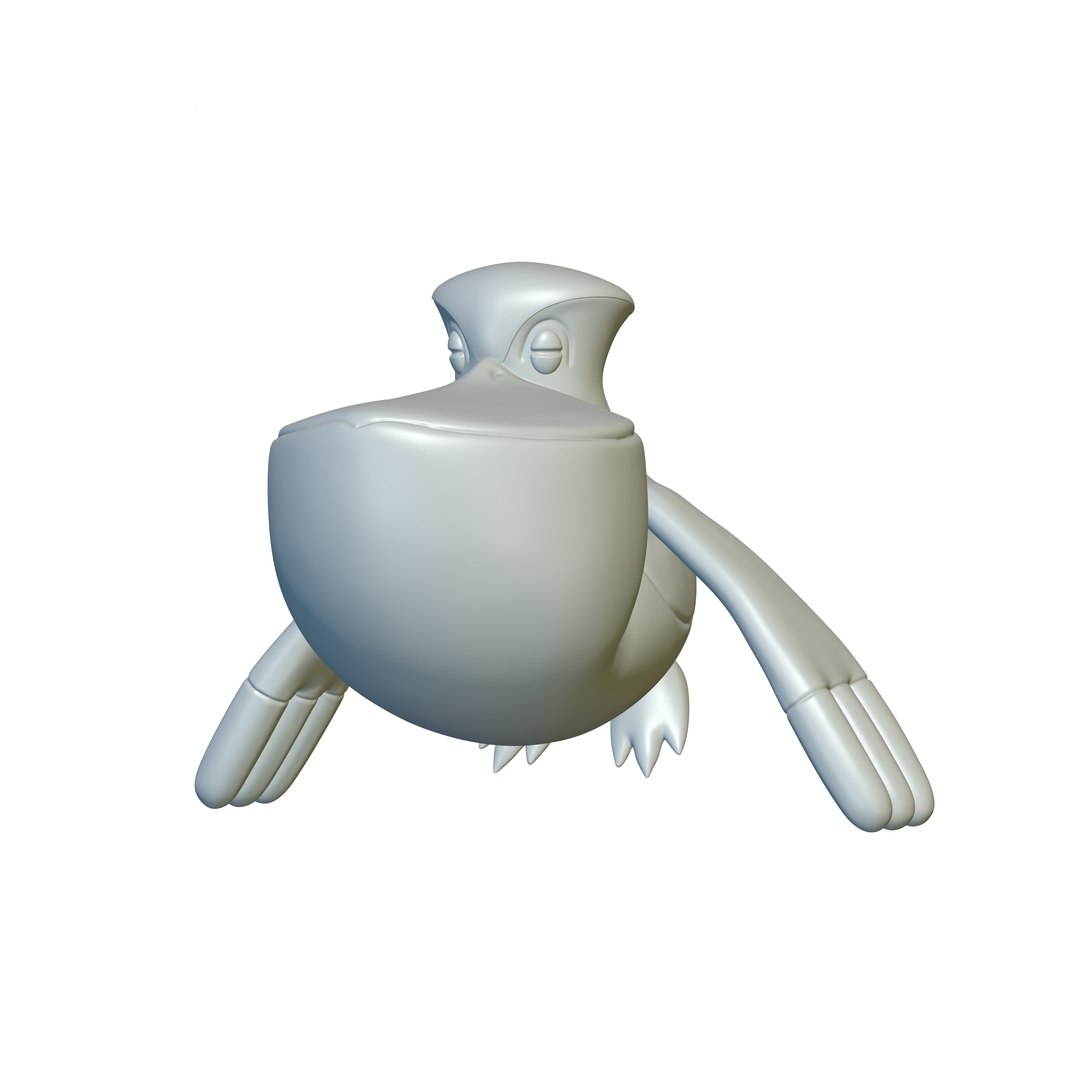modelo 3d Pokémon Pelipper 279 - Optimizado para impresión 3D ...