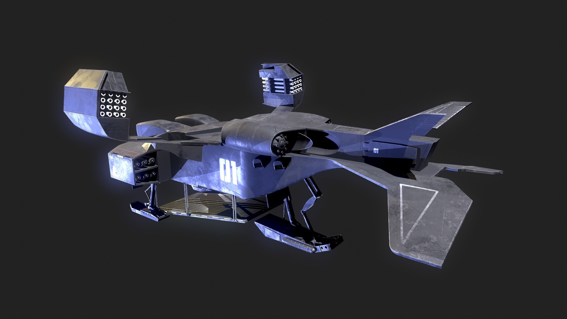 3D UD4 Cheyenne ALIENS - TurboSquid 1907558