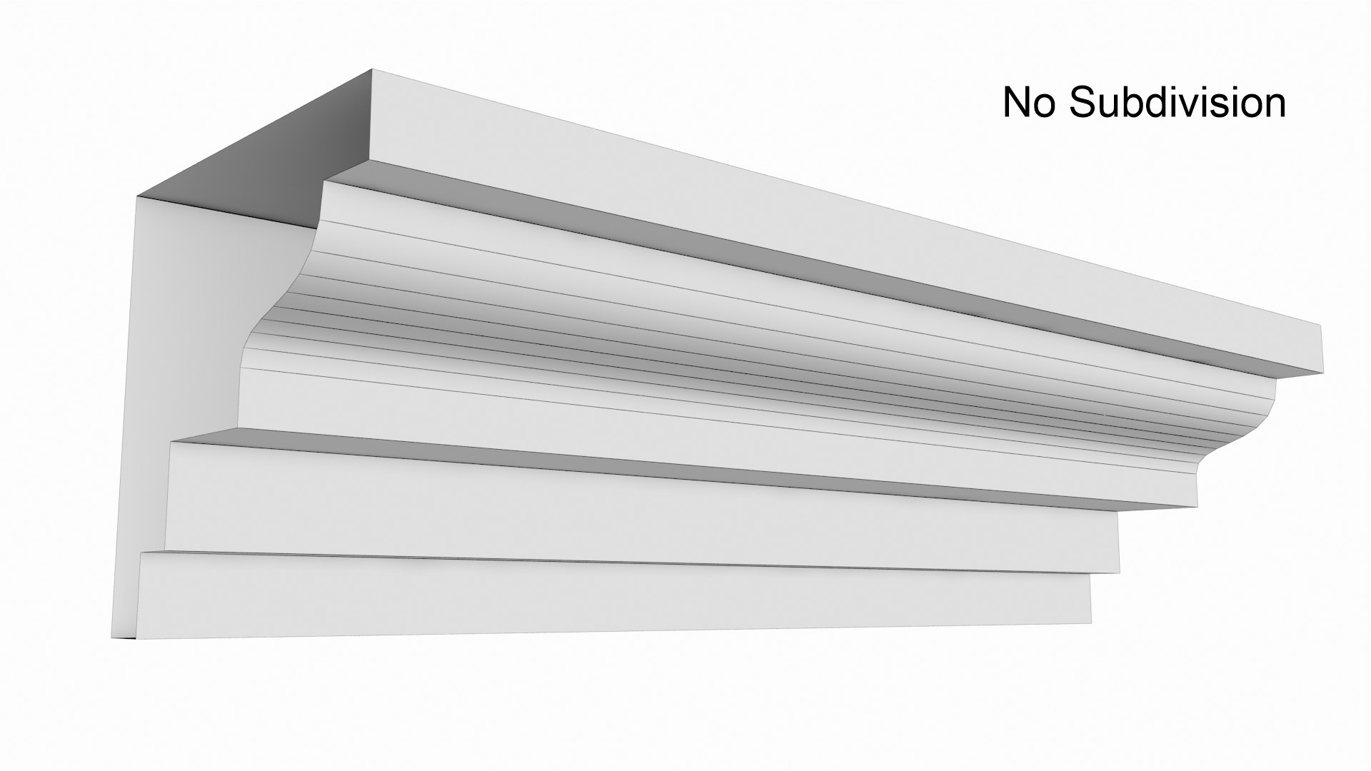 Cornice 156 Straight 3D Model - TurboSquid 2030687