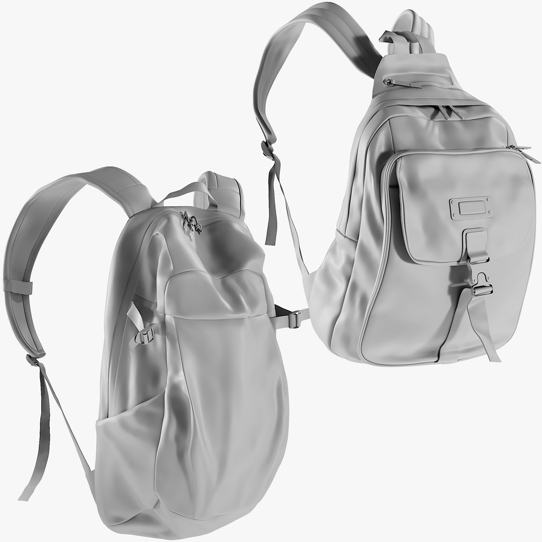 3D mesh backpack 4 - model - TurboSquid 1649795