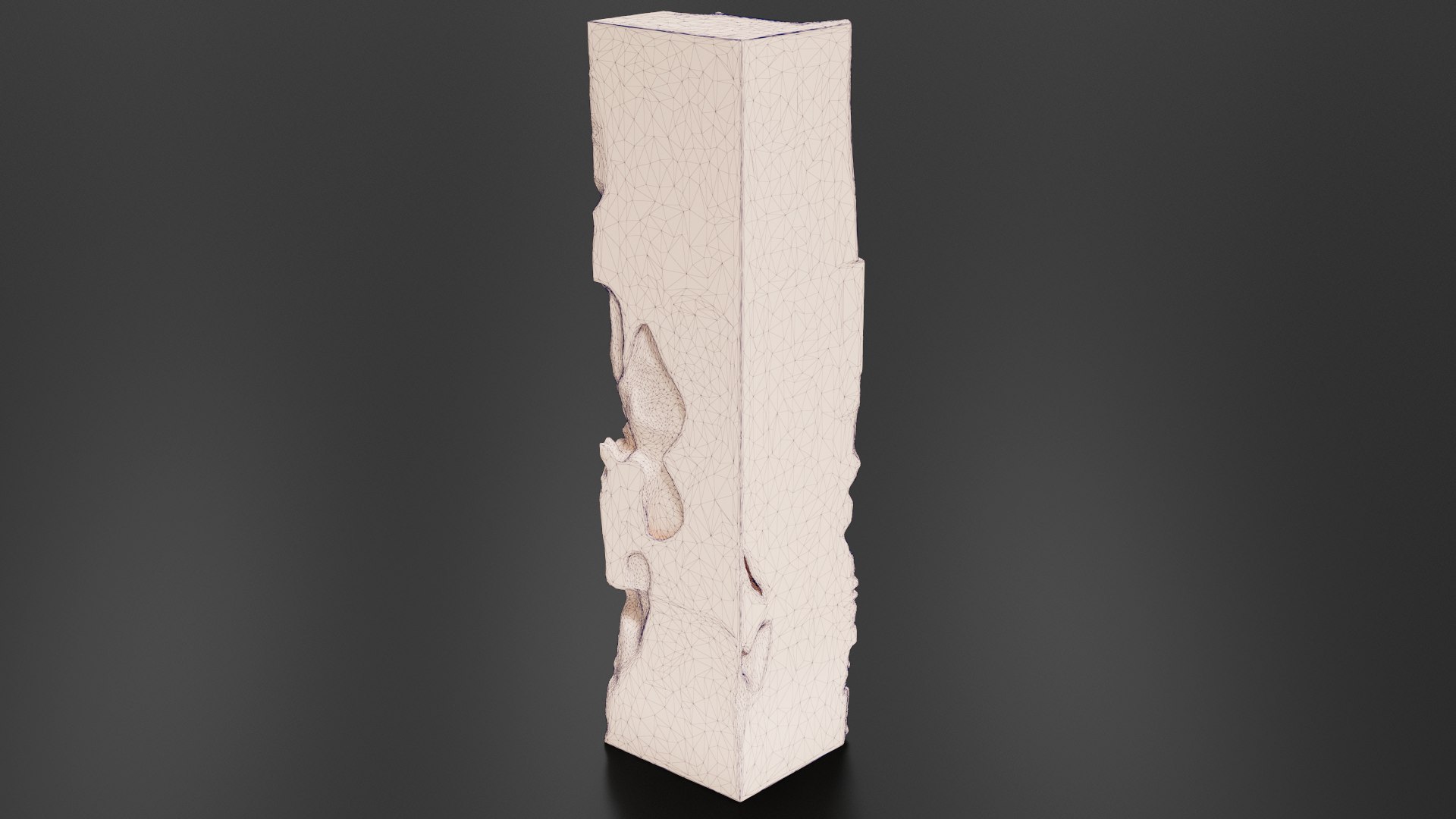 Broken Column 02 Model - TurboSquid 2573105
