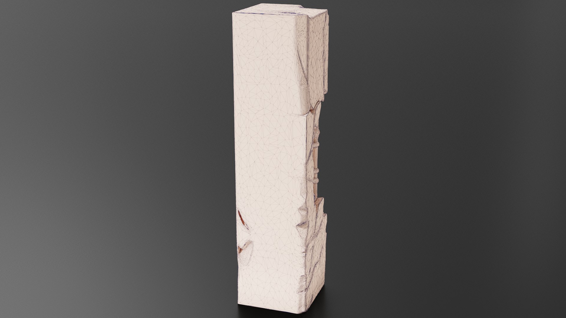Broken Column 02 Model - TurboSquid 2573105