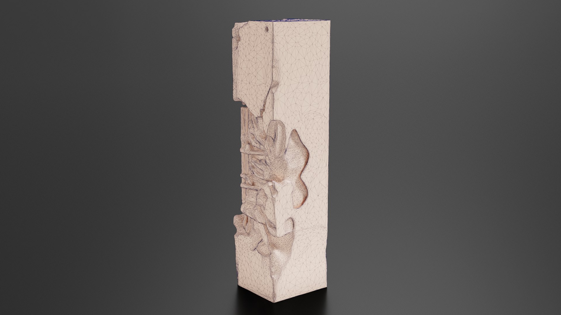 Broken Column 02 Model - TurboSquid 2573105