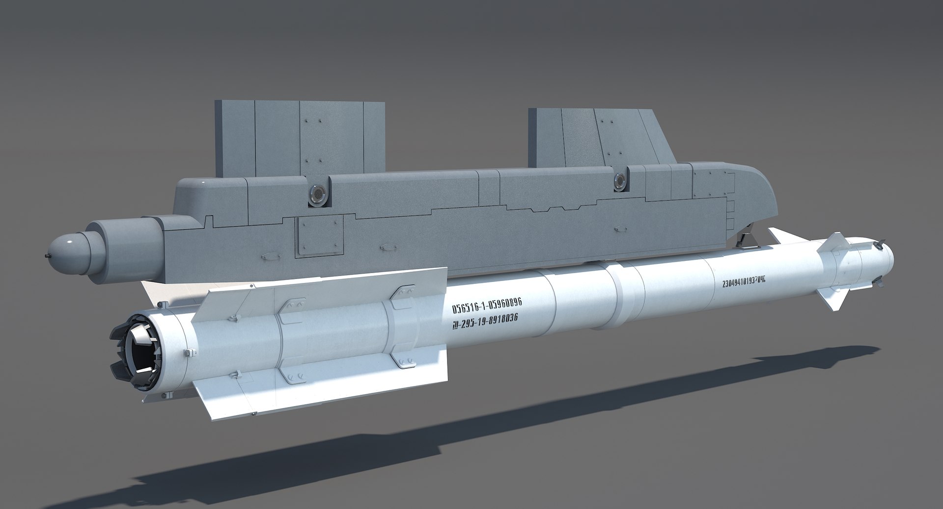 R-73E Missile And Pylon 3D - TurboSquid 2356409