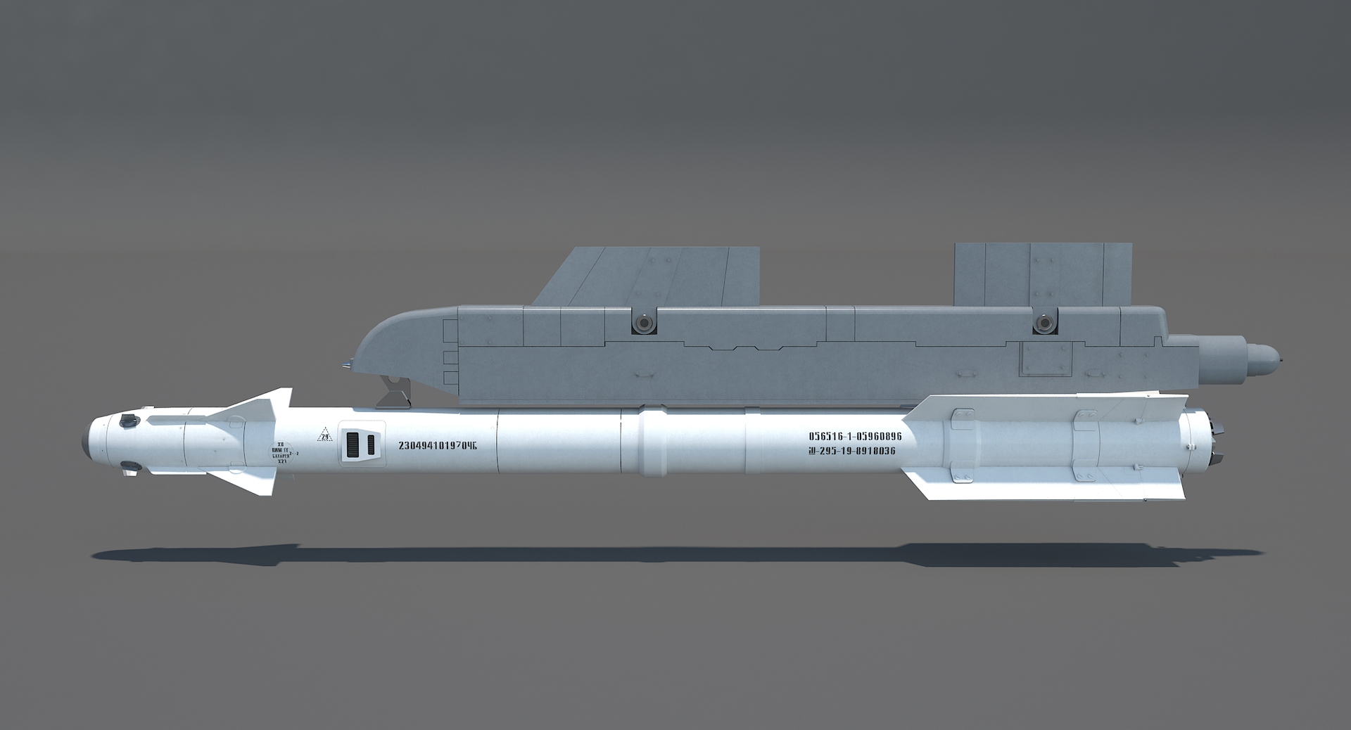 R-73E Missile And Pylon 3D - TurboSquid 2356409