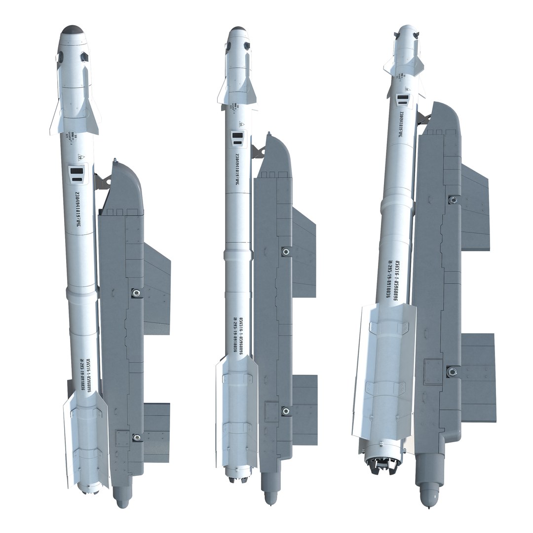 R-73E Missile And Pylon 3D - TurboSquid 2356409