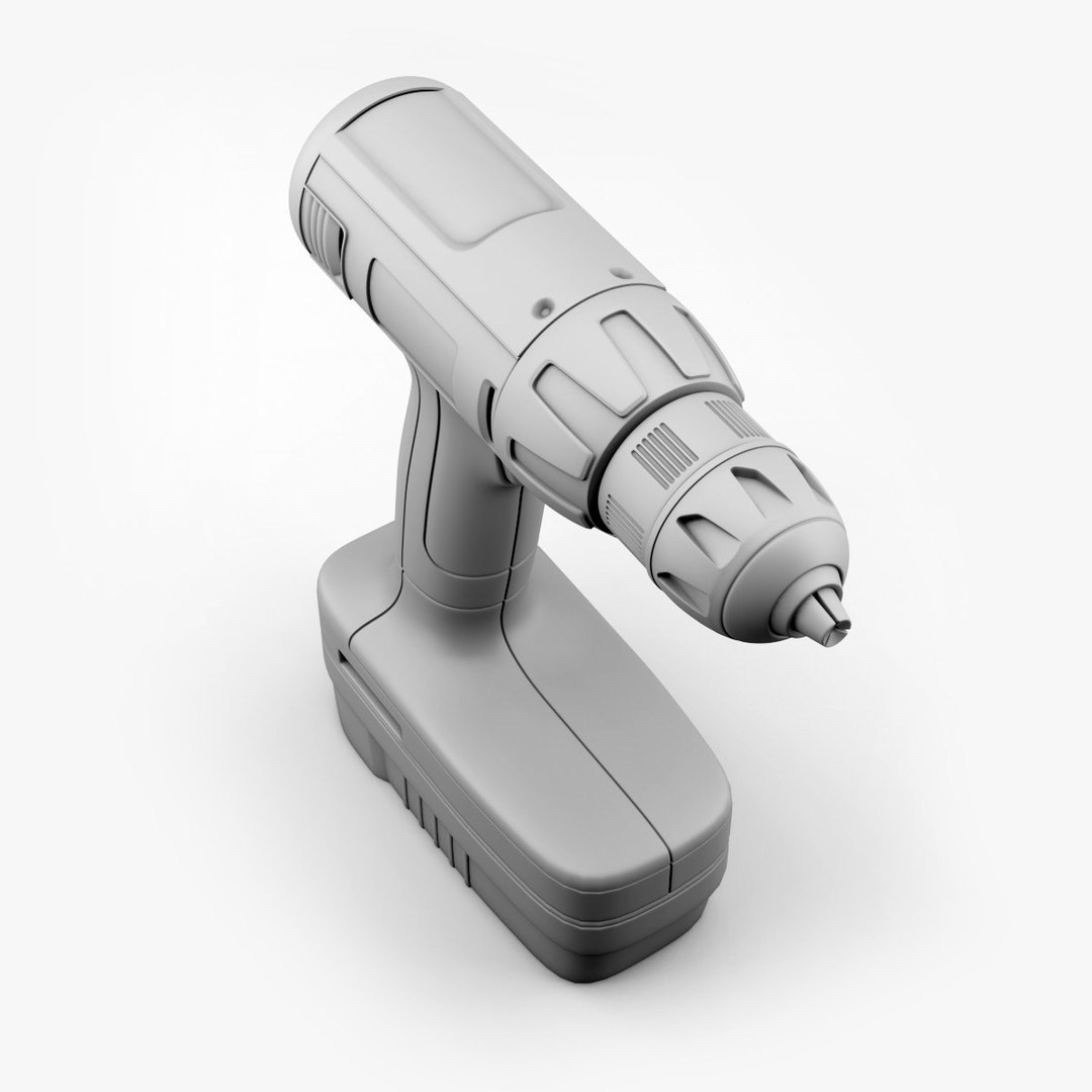 3ds max black drilling machine