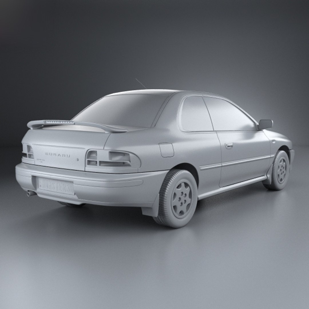 3D subaru impreza 1995 model - TurboSquid 1324578