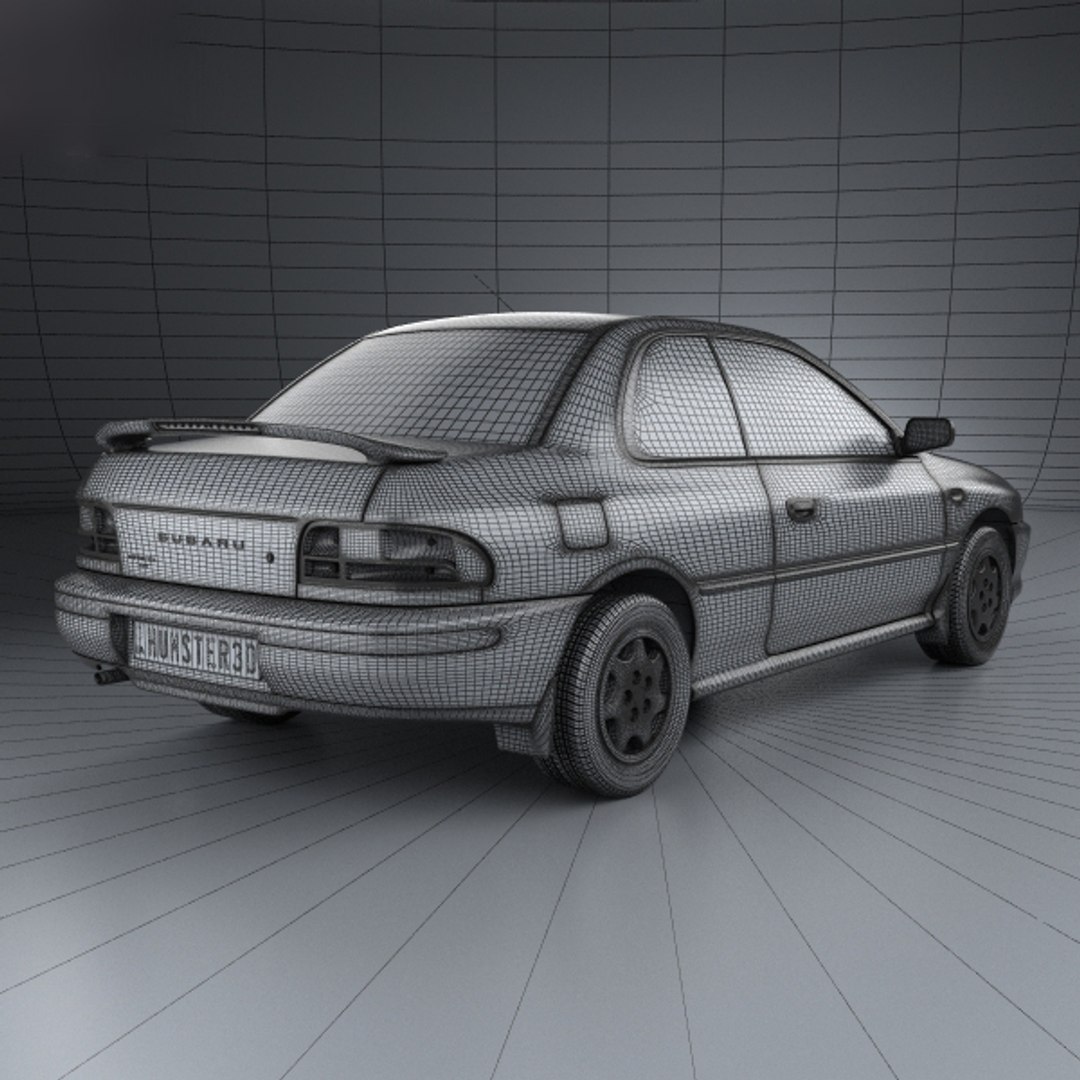 3D subaru impreza 1995 model - TurboSquid 1324578