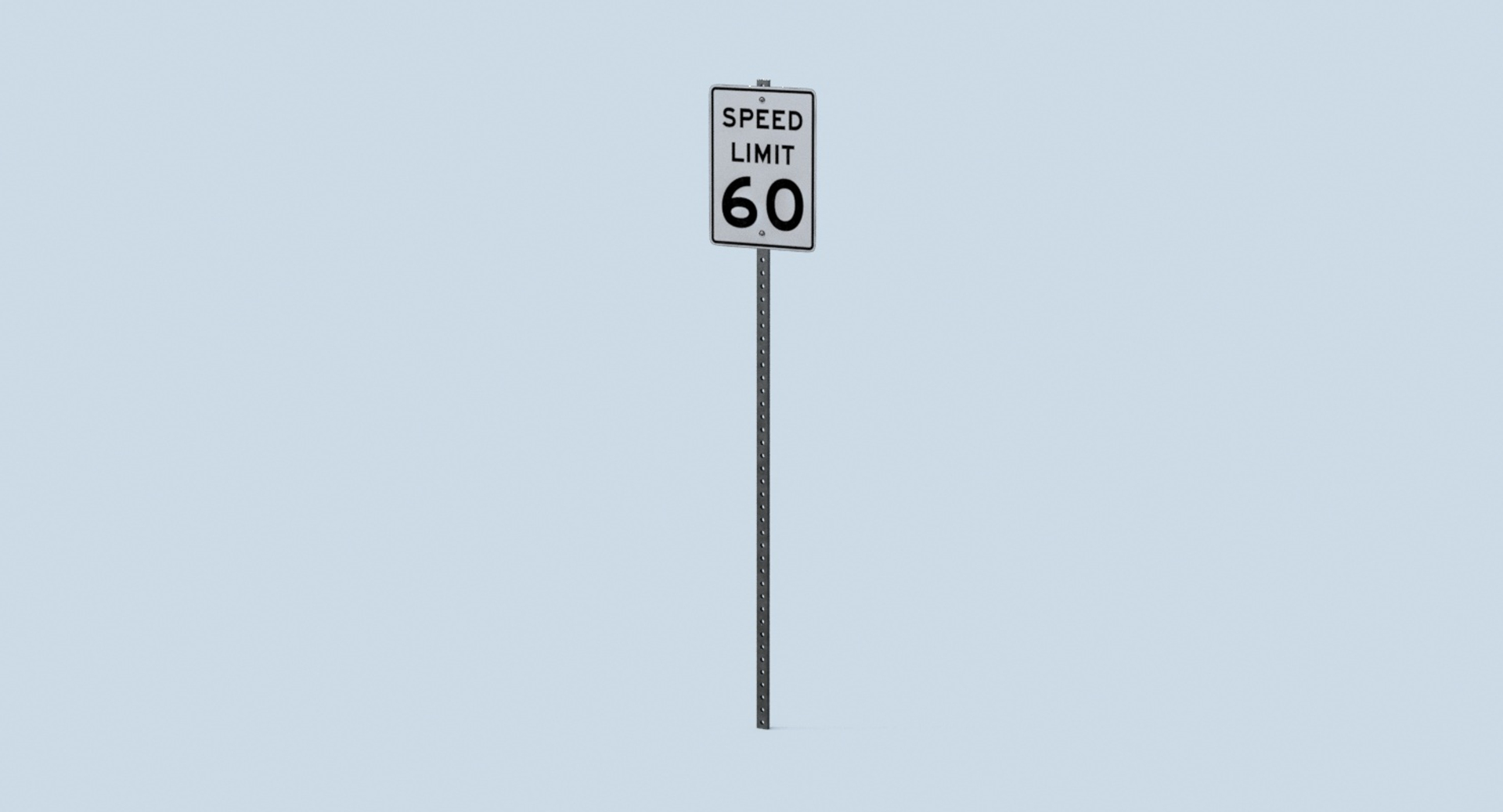 Speed Limit Sign 60 Max