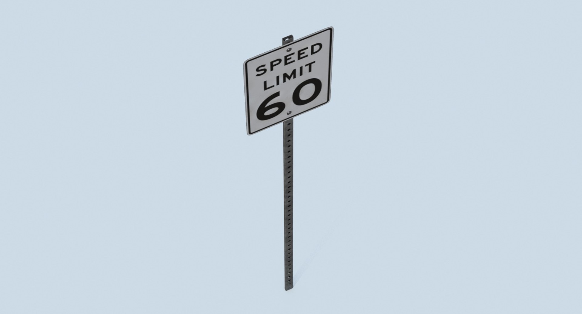 Speed Limit Sign 60 Max