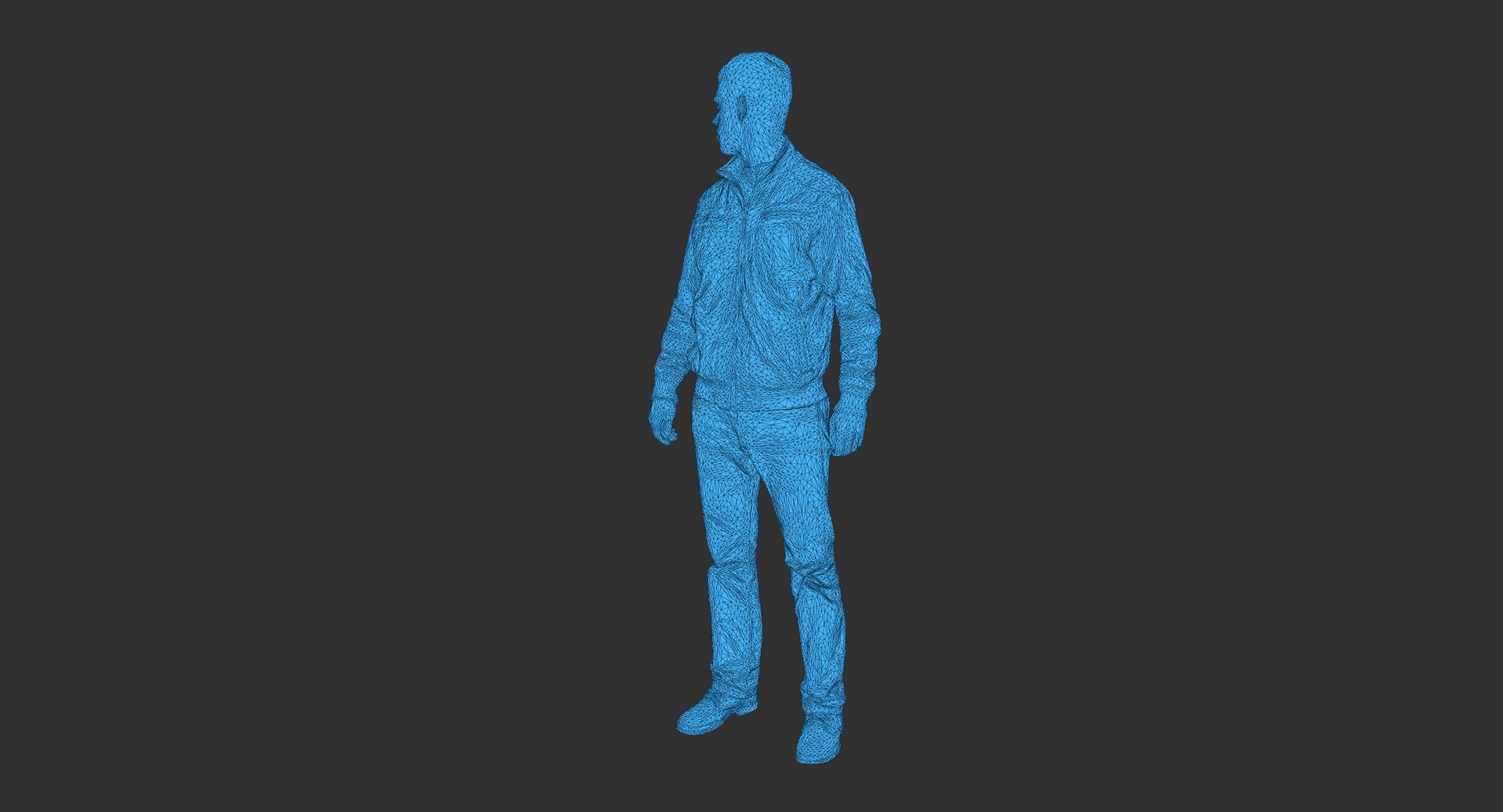 3d Model Casual Man Scan