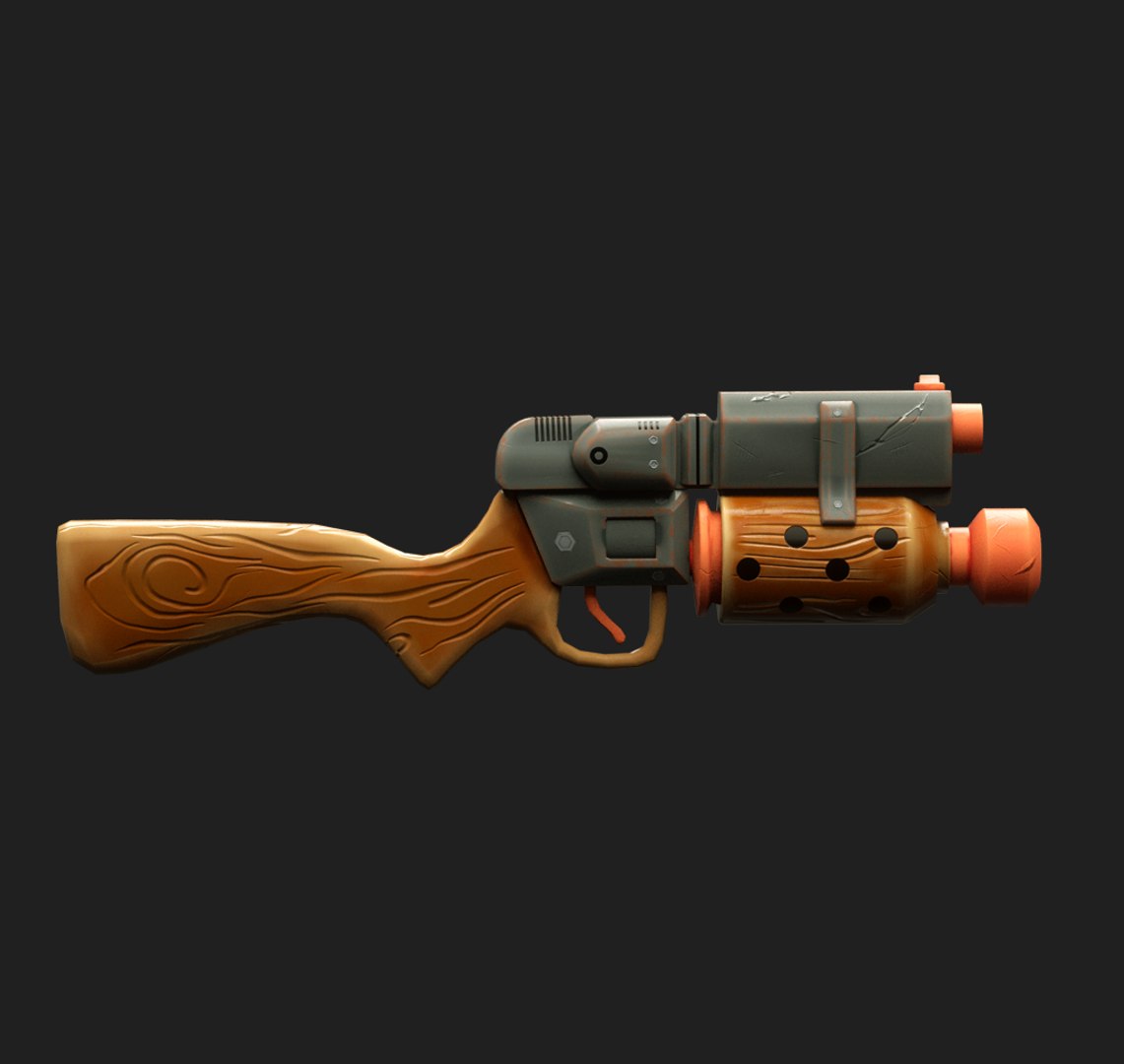 Gun Stylized 3D Model - TurboSquid 1980447