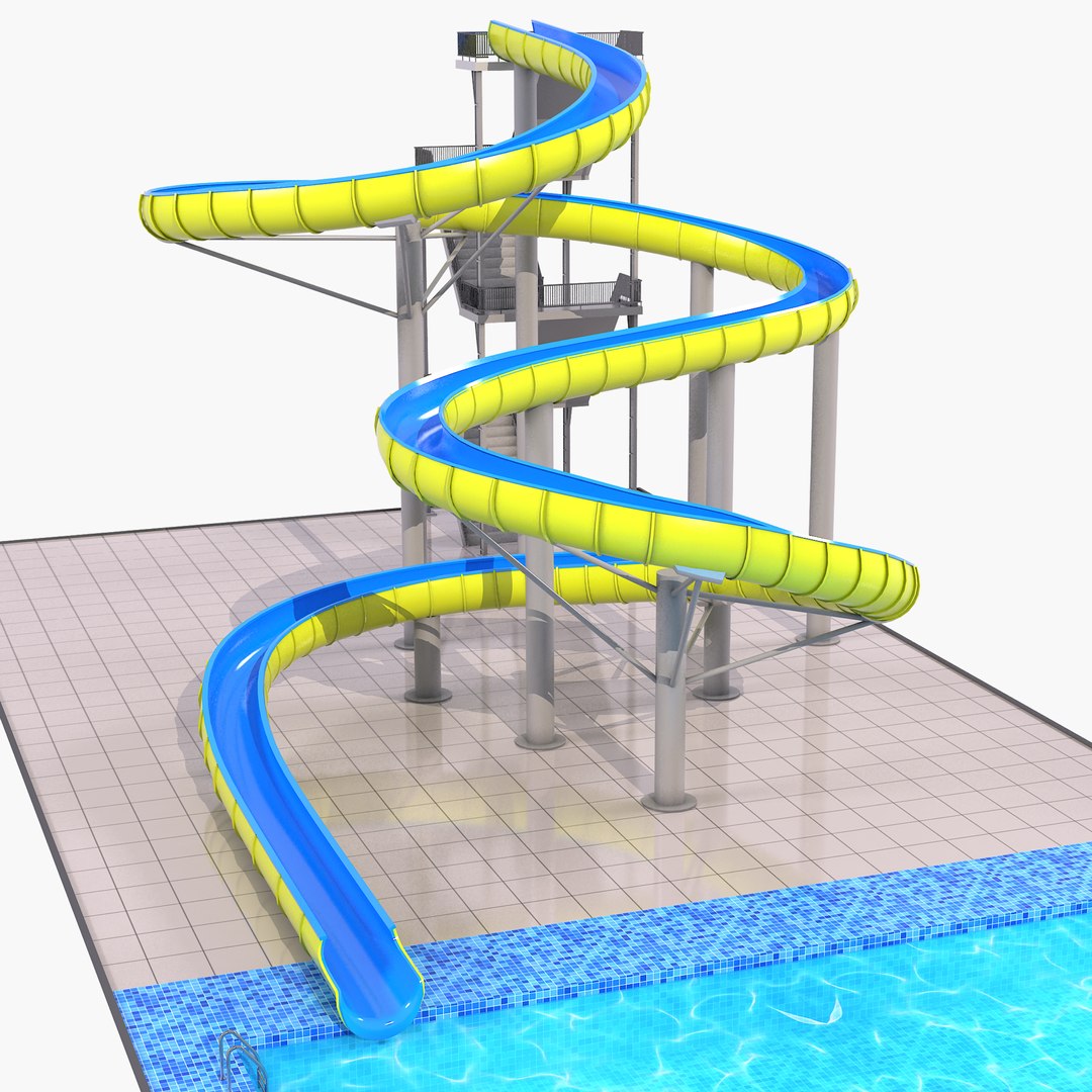 3D model water slide - TurboSquid 1661804