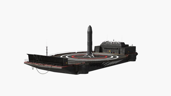 Autonomes Raketenlandeschiff und Orbitalrakete 3D-Modell - TurboSquid ...