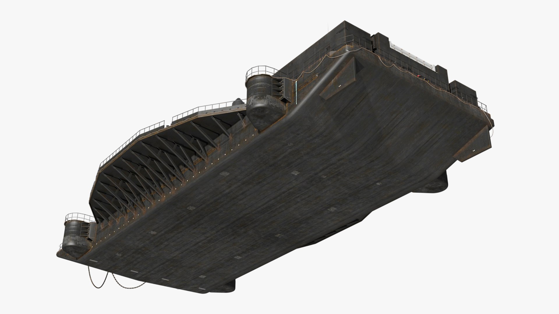 Autonomous Rocket Landing Ship And Orbital Rocket Model - TurboSquid ...