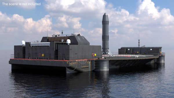 Autonomes Raketenlandeschiff und Orbitalrakete 3D-Modell - TurboSquid ...