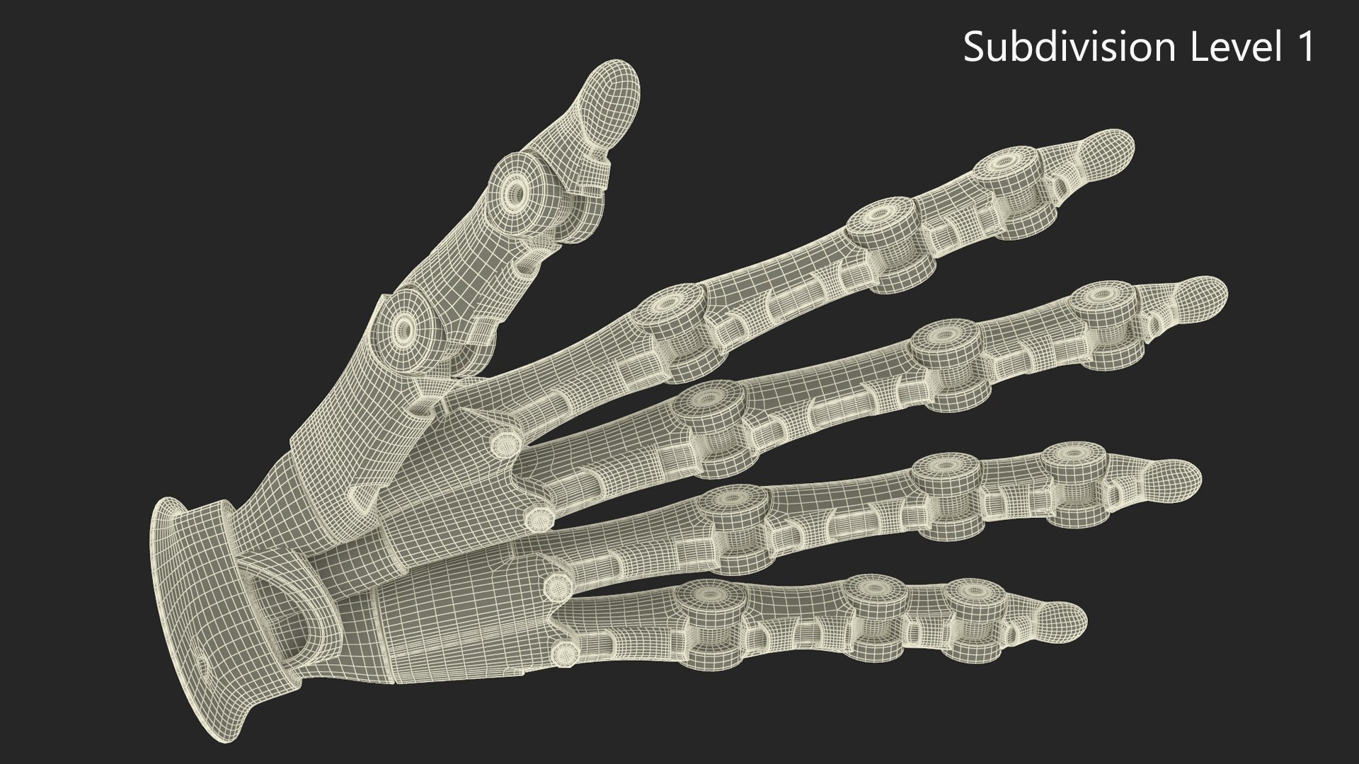 3D Robotic Hand Black - TurboSquid 2234635