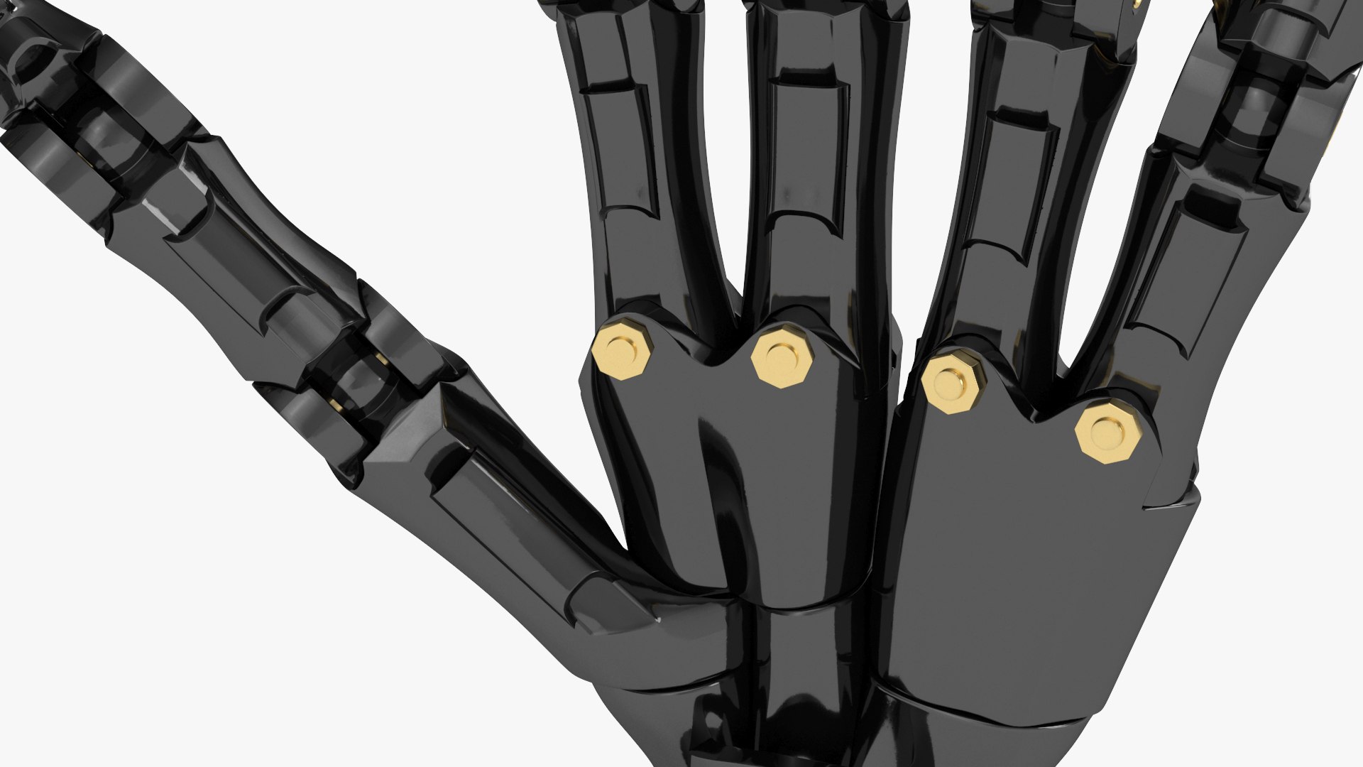 3D Robotic Hand Black - TurboSquid 2234635