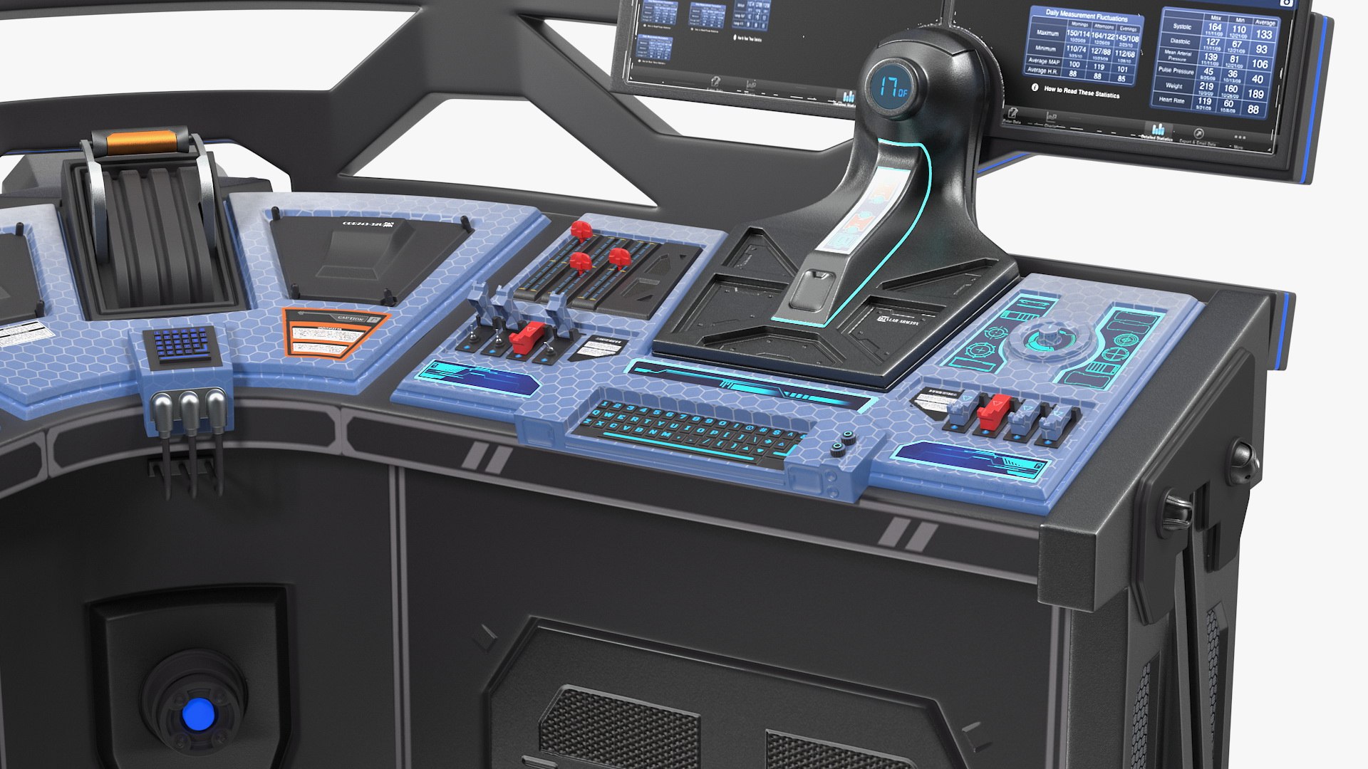 Sci fi hologram control panel 3D - TurboSquid 1652268
