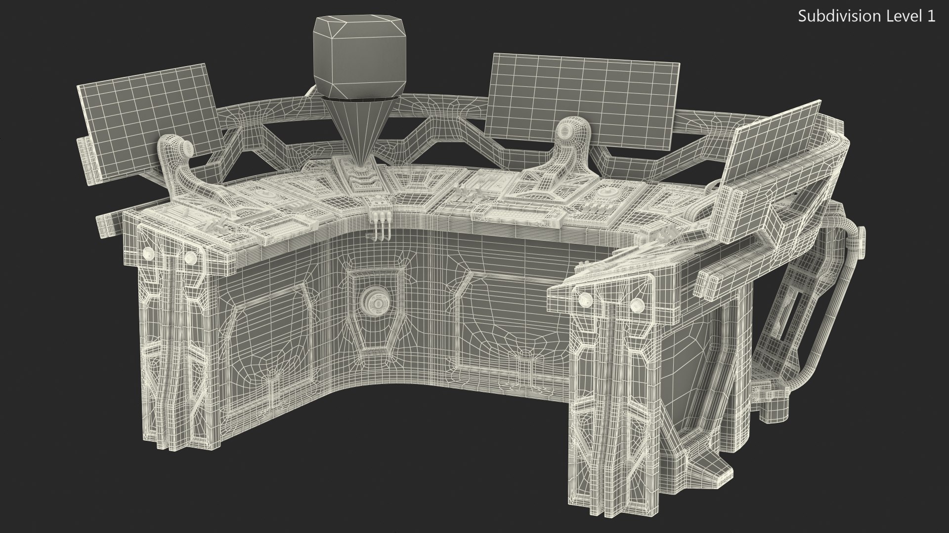 Sci fi hologram control panel 3D - TurboSquid 1652268