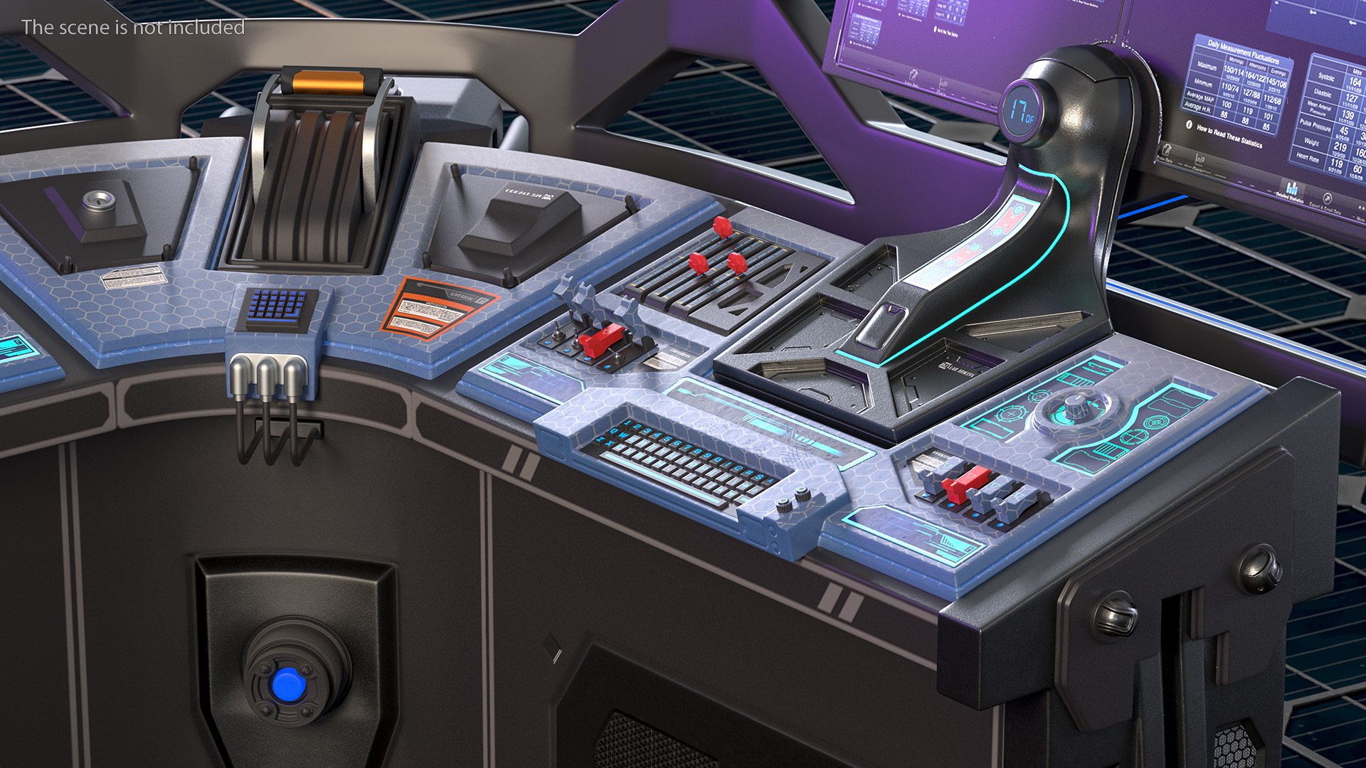 Sci Fi Hologram Control Panel 3D - TurboSquid 1652268