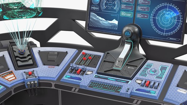 Sci fi hologram control panel 3D - TurboSquid 1652268