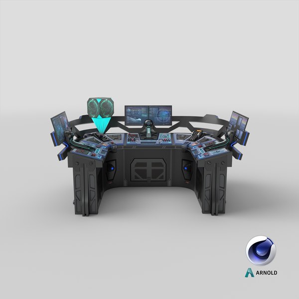 Sci fi hologram control panel 3D - TurboSquid 1652268