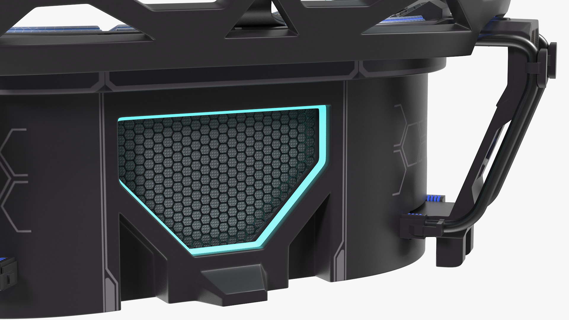 Sci fi hologram control panel 3D - TurboSquid 1652268