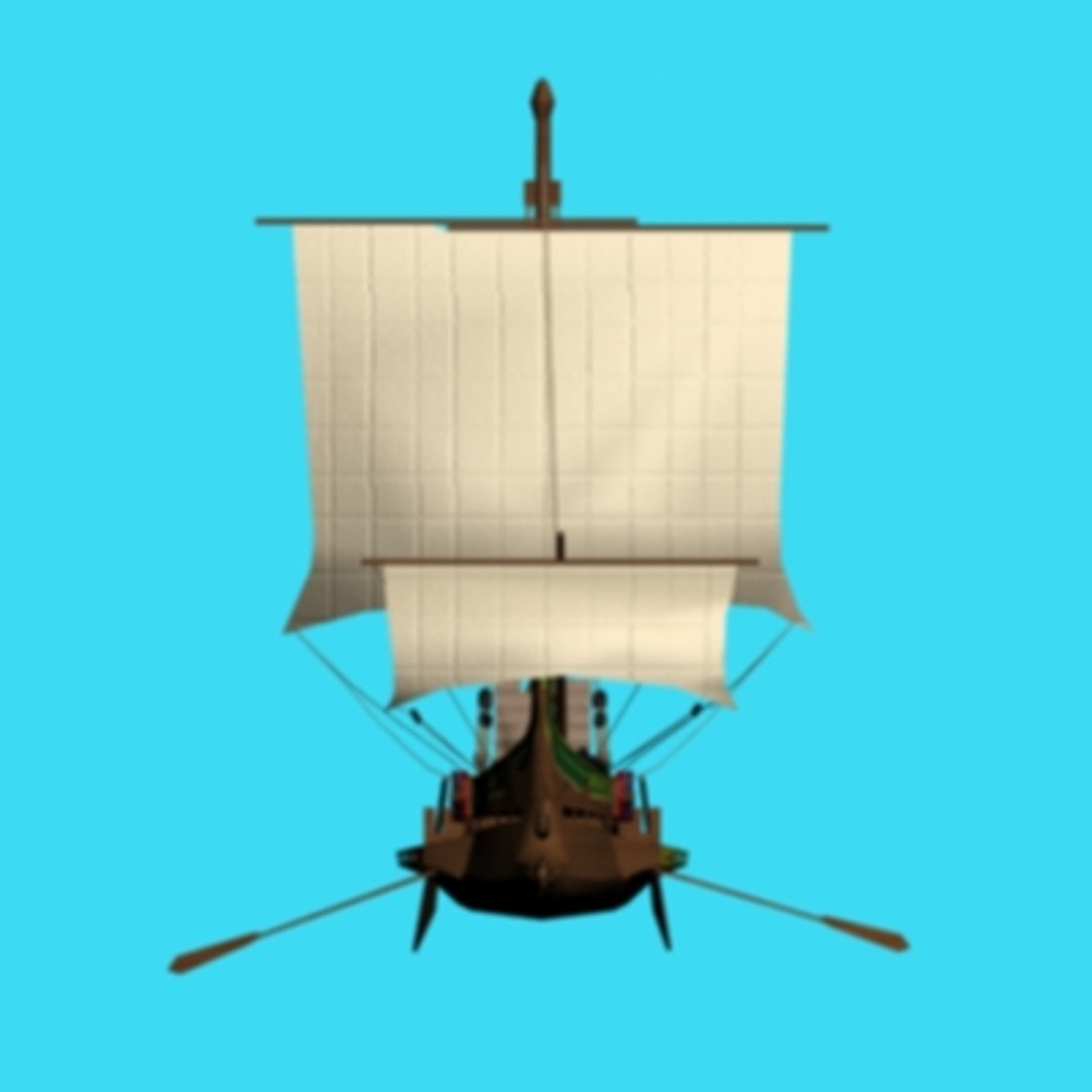 Roman Ship 3ds