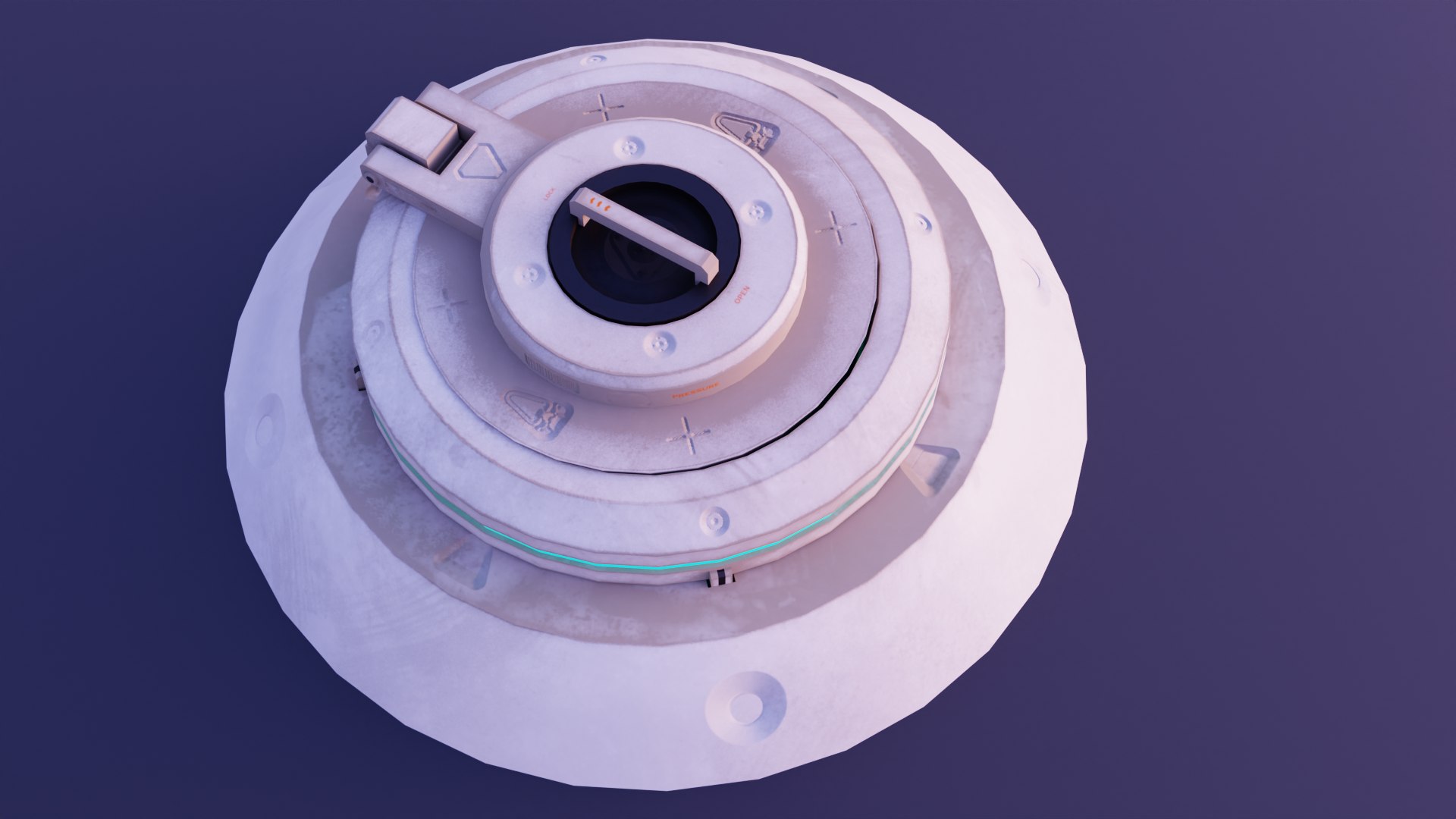 3D Model Sci-fi Pod Capsule Lowpoly - TurboSquid 2018000