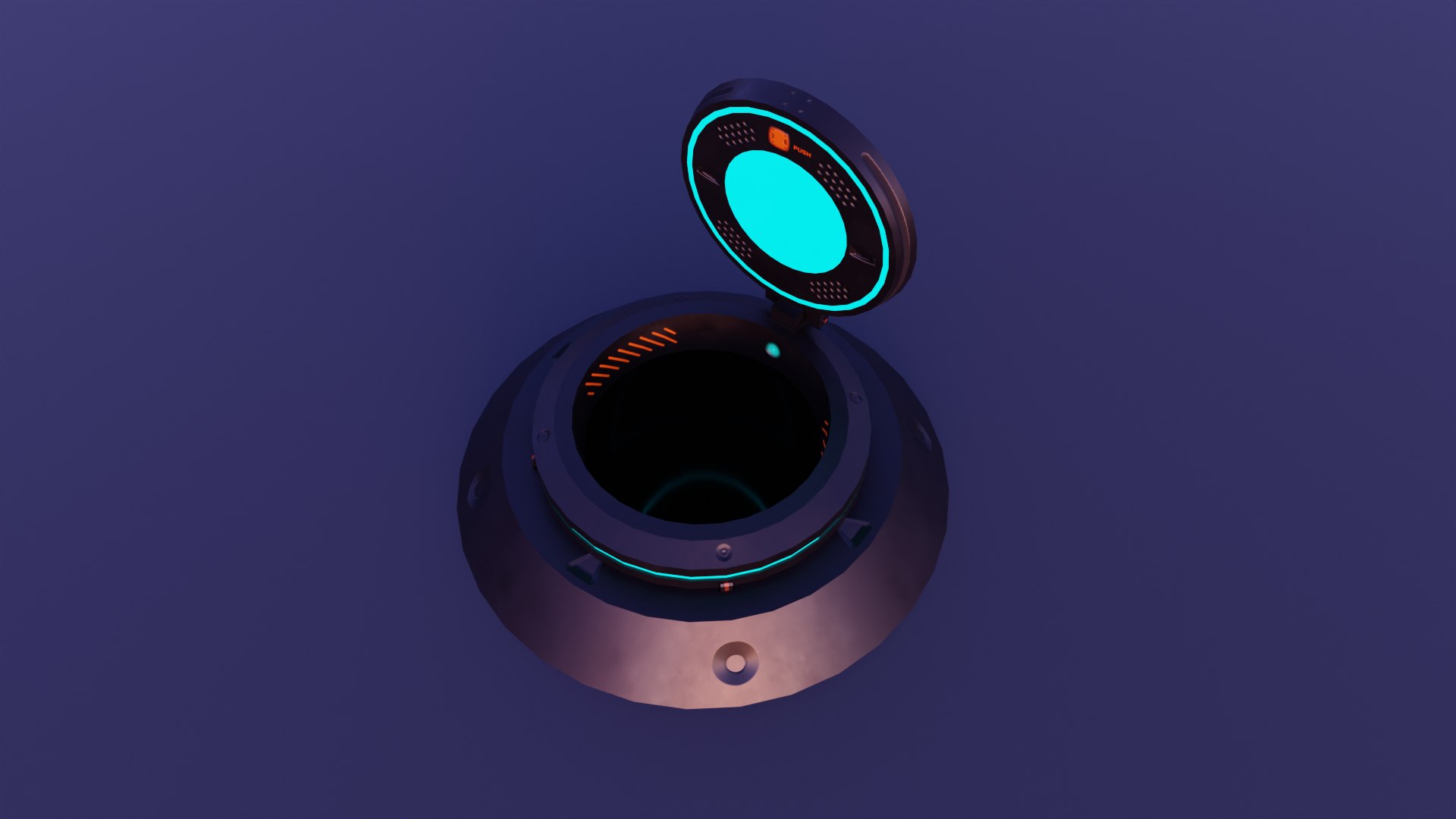 3D Model Sci-fi Pod Capsule Lowpoly - TurboSquid 2018000