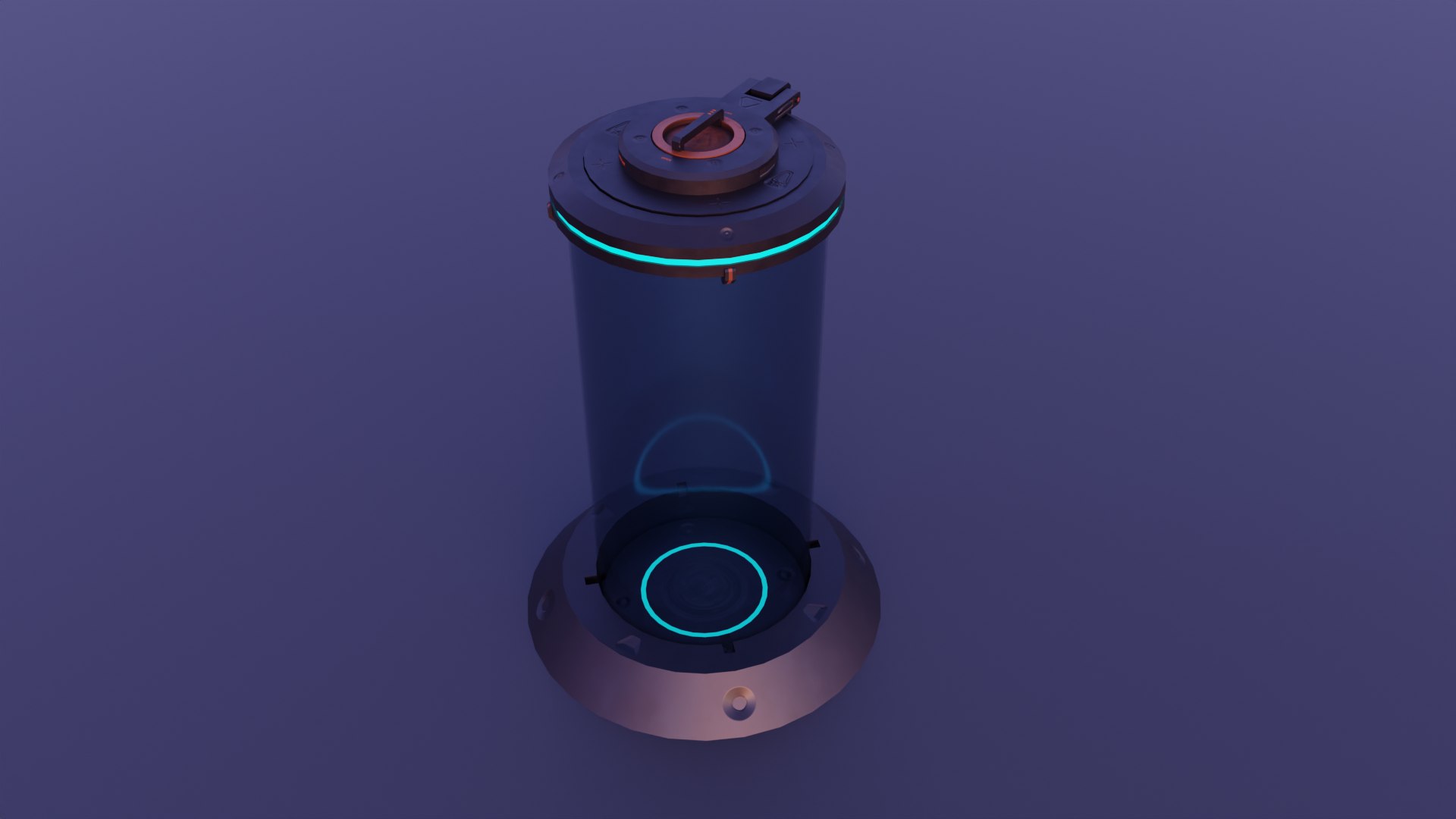 3D Model Sci-fi Pod Capsule Lowpoly - TurboSquid 2018000