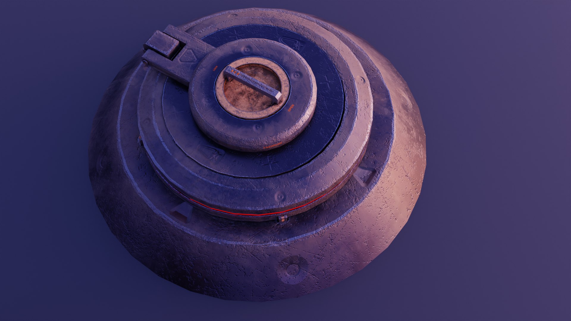 3D Model Sci-fi Pod Capsule Lowpoly - TurboSquid 2018000