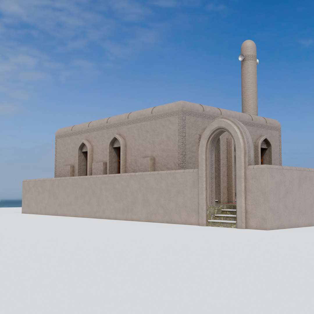 Ancient Omani Mosque 3D - TurboSquid 2314501