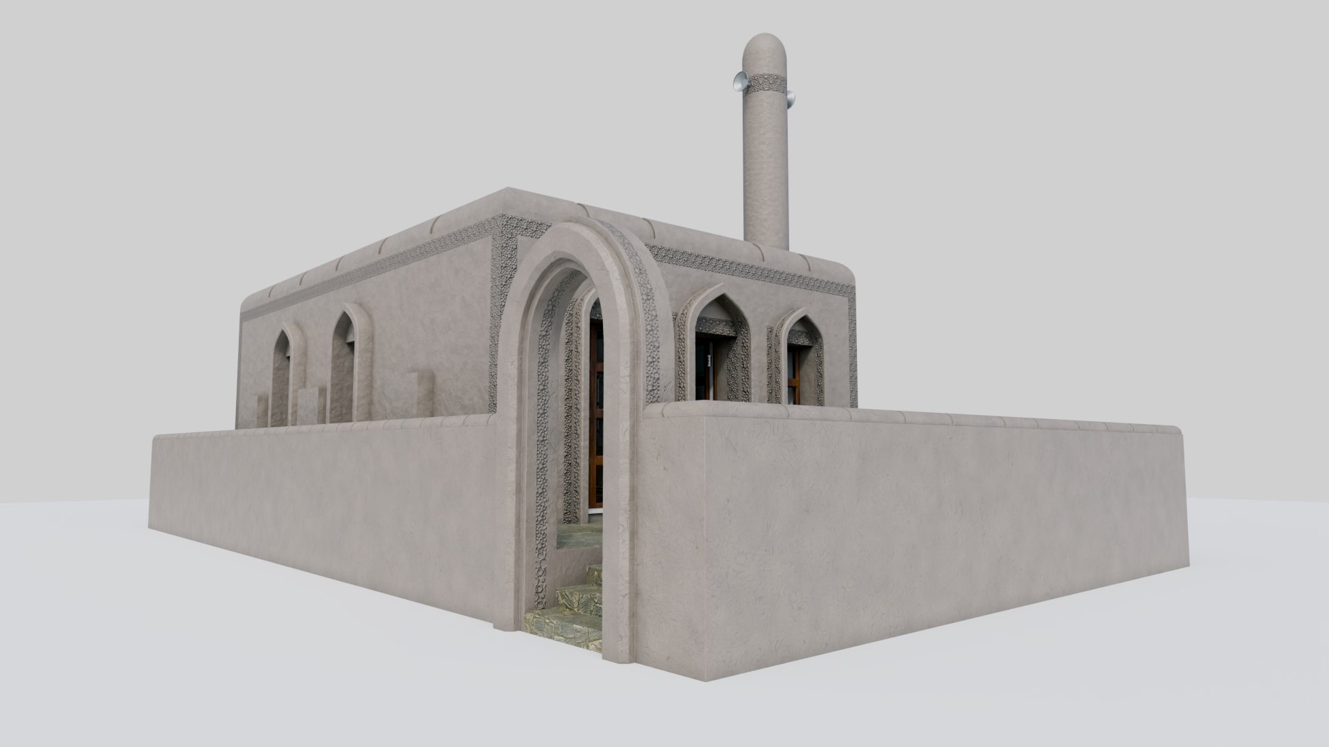 Ancient Omani Mosque 3D - TurboSquid 2314501
