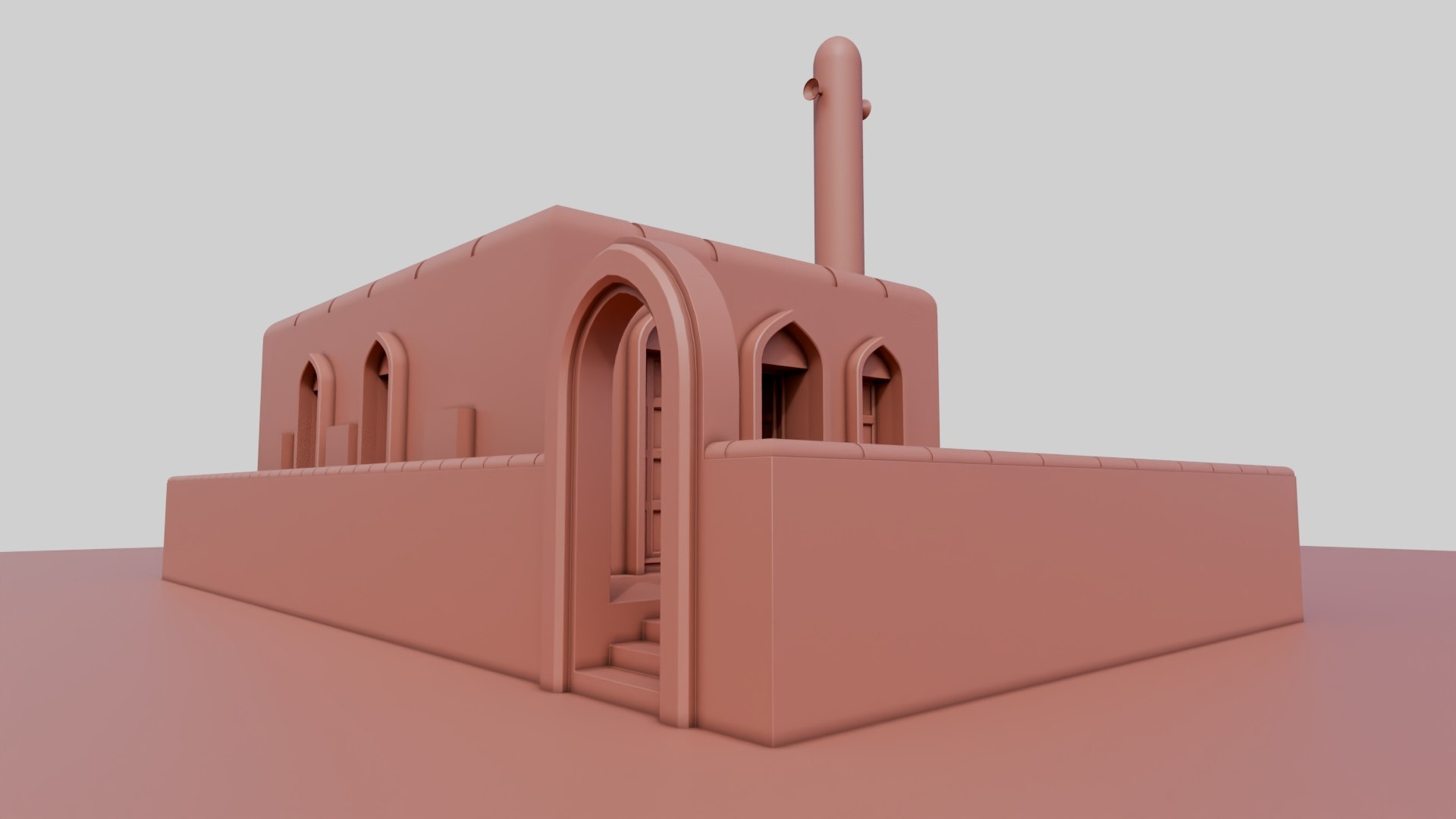 Ancient Omani Mosque 3D - TurboSquid 2314501