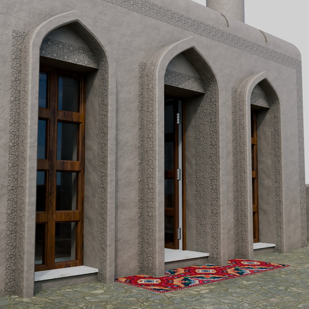 Ancient Omani Mosque 3D - TurboSquid 2314501