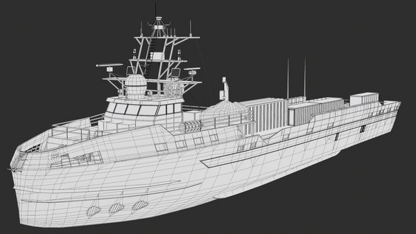 미 해군 레인저 로봇 선박 PBR 3D 모델 - TurboSquid 2093220