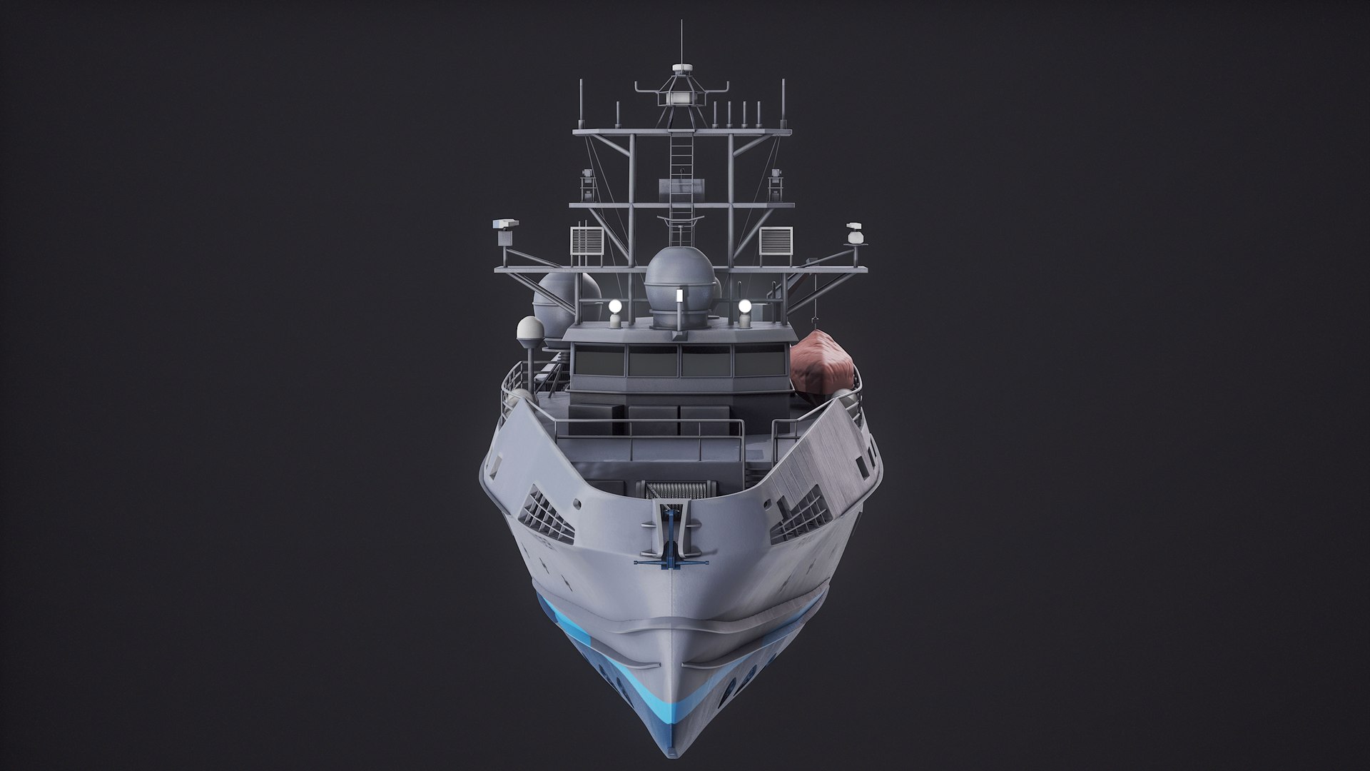 US Navy Ranger Robo-Ship PBR 3D Model - TurboSquid 2093220