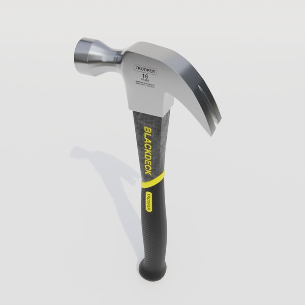 Realistic hammer 3D model - TurboSquid 1365445