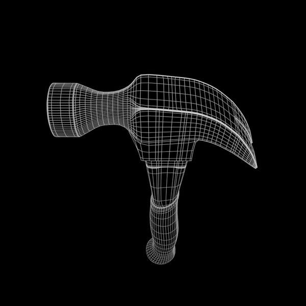 Realistic hammer 3D model - TurboSquid 1365445