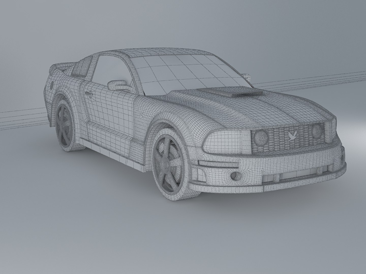 3d Mustang