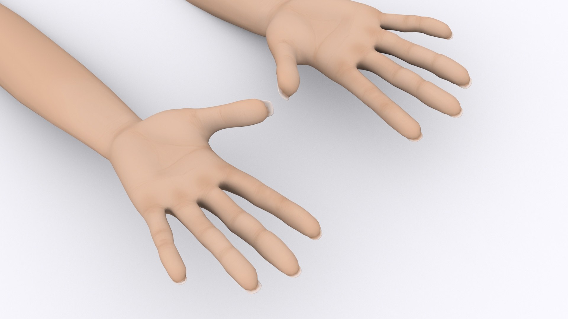 3D Human Hand Model - TurboSquid 1621346