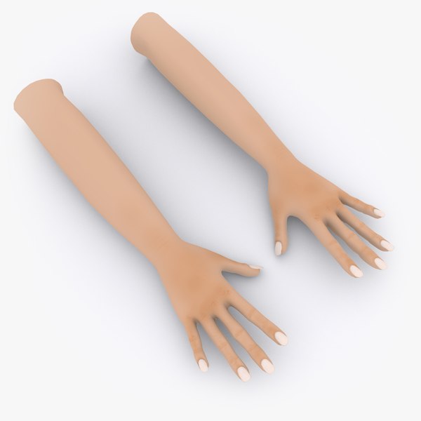 3D human hand model - TurboSquid 1621346