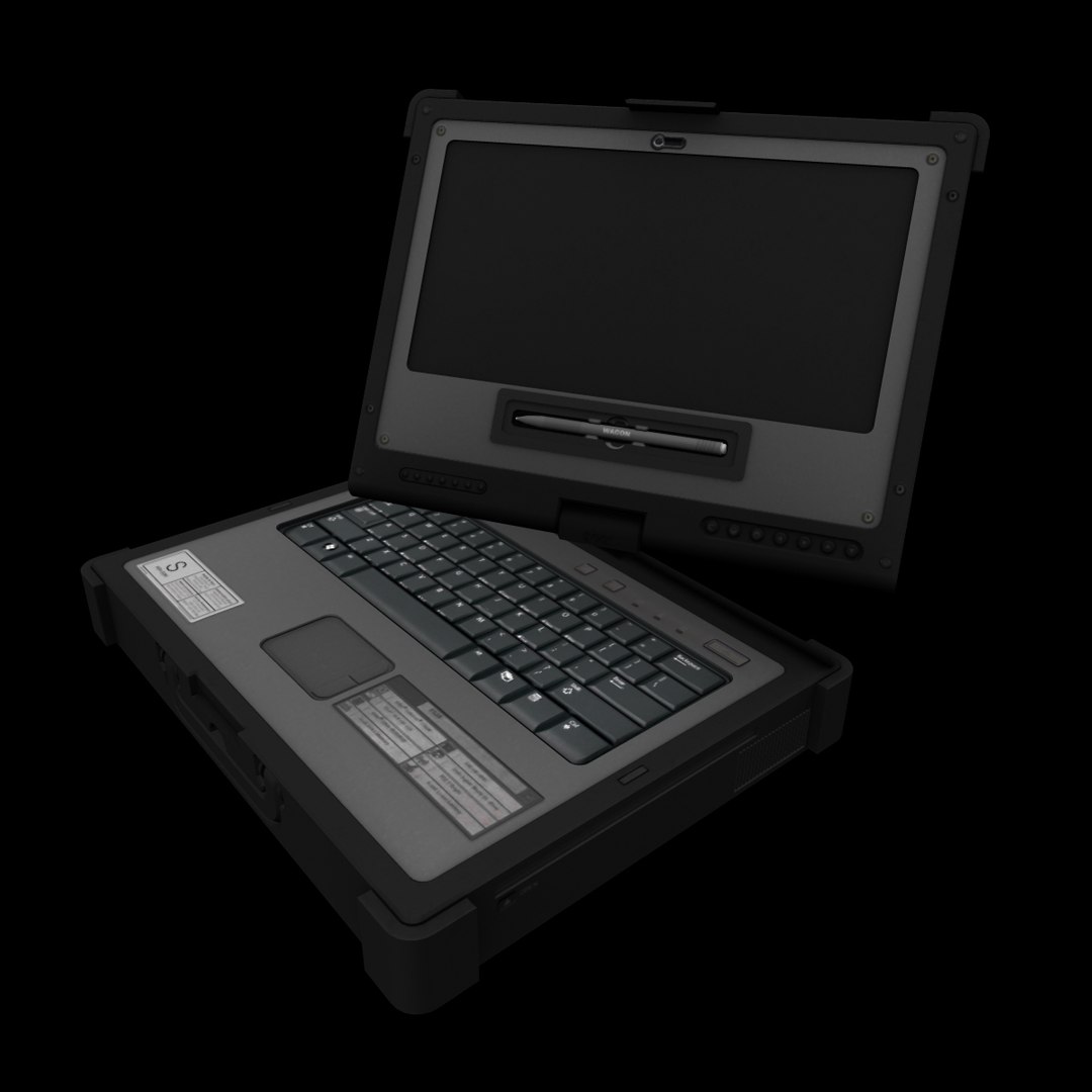 Heavy Duty Laptop 3d Obj