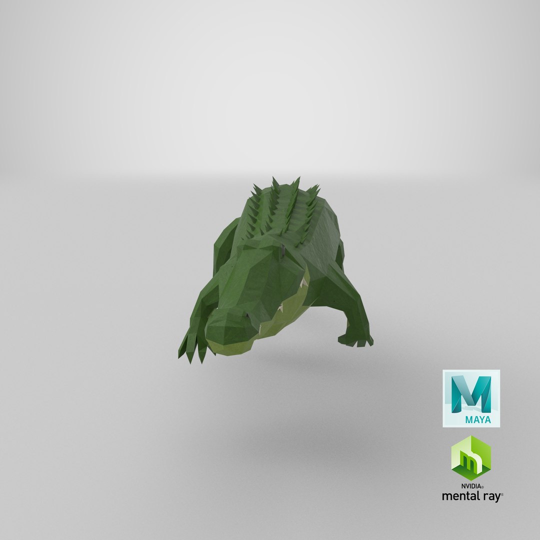 Alligator---swimming Model - TurboSquid 1237995