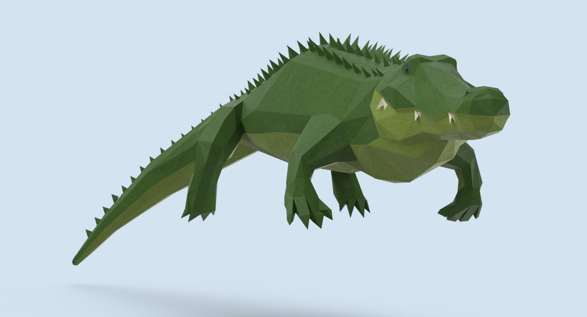 Alligator---swimming Model - TurboSquid 1237995