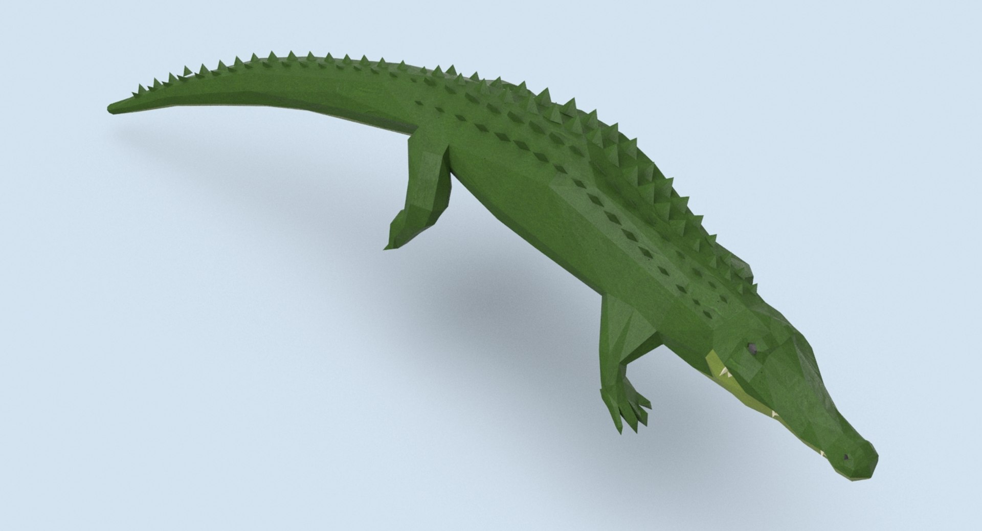 Alligator---swimming Model - TurboSquid 1237995