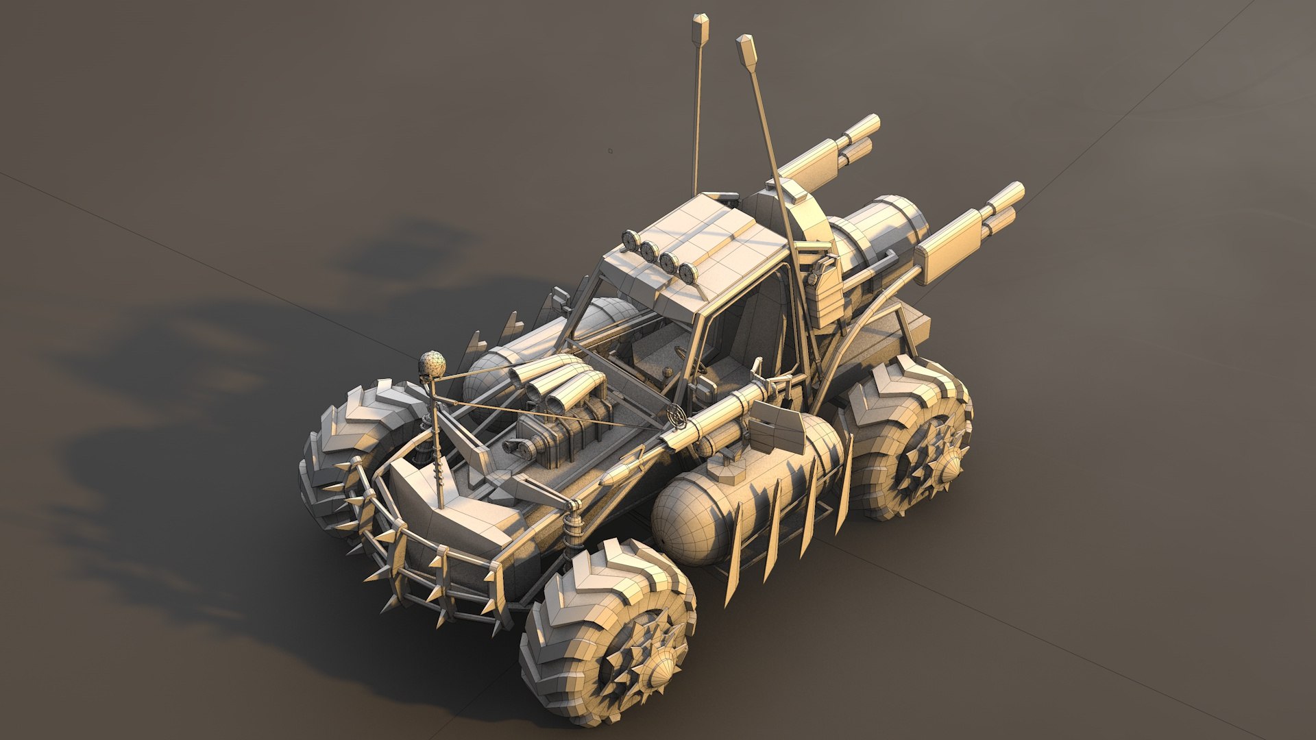 Battle Buggy 3D - TurboSquid 1606253